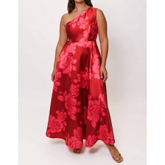 Hutch | Dresses | New Hutch Cassandra Dress In Red Spacious Roses ...